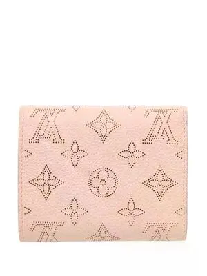LOUIS VUITTON 2000-2026 Monogram Mahina Iris Compact Wallet Small Wallets