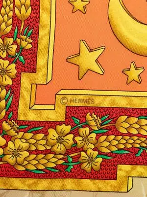 Hermès 2000-2026 Carpe Diem Silk Scarf 90 Scarves