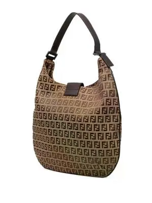 Fendi 2010-2010 Zucchino Canvas Shoulder Bag