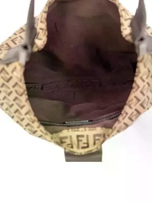 Fendi 2010-2010 Zucchino Canvas Shoulder Bag
