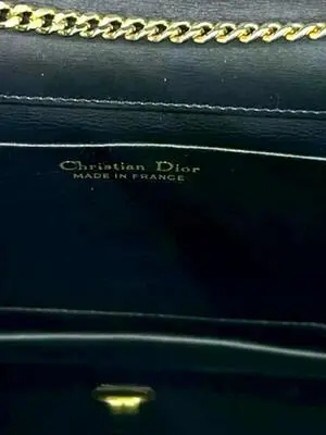 Dior Leather Chain Crossbody Bag