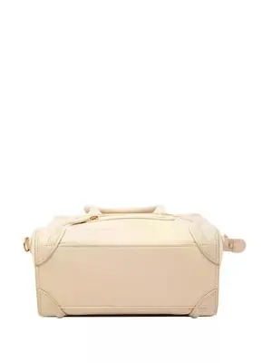 Celine Nano Leather Luggage Tote Satchel