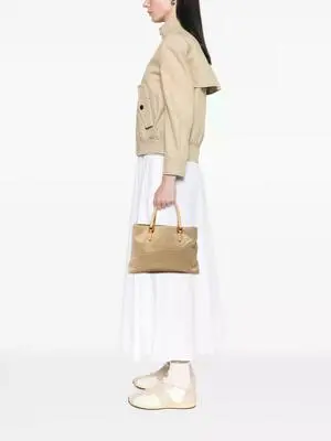 Fendi Zucchino Canvas Shopping Tote Bag