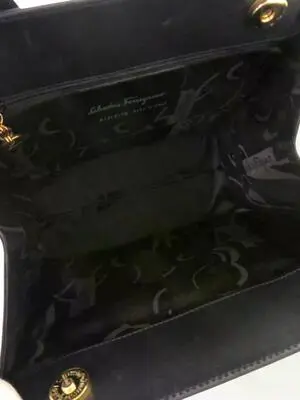 FERRAGAMO Leather Vara Bow Satchel