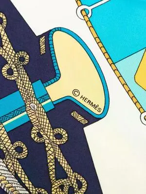 Hermès 1980-2000 Circus Silk Scarf 90 Scarves