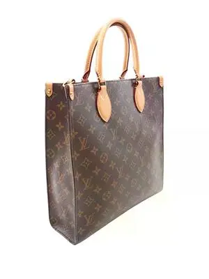 LOUIS VUITTON Monogram Sac Plat Pm Satchel