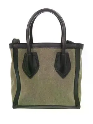 Balmain Canvas B Army 24 Shopping Satchel