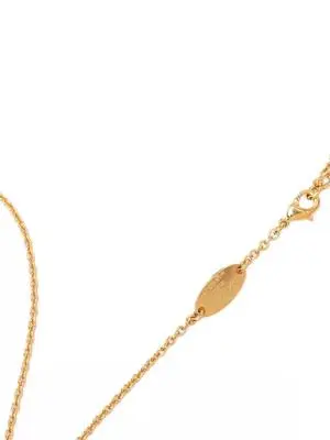LOUIS VUITTON Essential V Plated Necklace