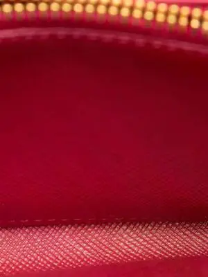 Prada 2010-2026 Bicolor Saffiano Envelope Wallet On Strap Crossbody Bag