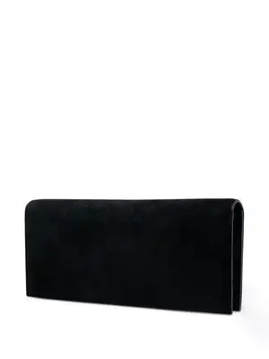Gucci Suede Broadway Crystal Clutch Bag