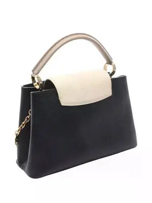 LOUIS VUITTON 2013-2025 Taurillon Capucines Mm Satchel