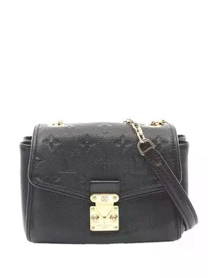 LOUIS VUITTON Monogram Empreinte Saint Germain Bb Shoulder Bag - Black
