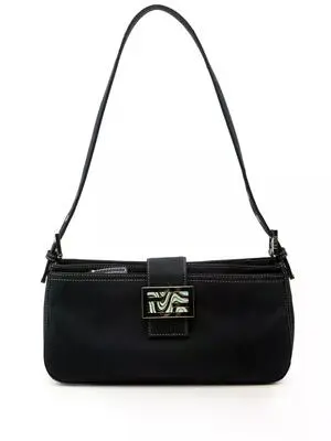 Fendi Ff Marble Canvas Shoulder Bag