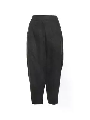Giorgio Armani Wool Blend Barrel Trousers