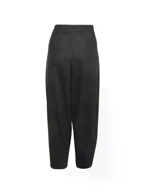 Giorgio Armani Wool Blend Barrel Trousers