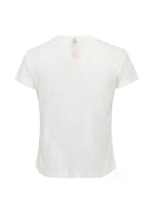 RALLY MOVEMENT Ribbed Knit T-shirt - Grey