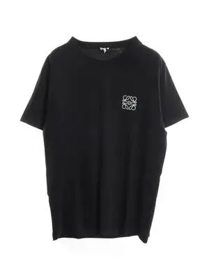 Loewe 2010s Anagram Embroidery T-shirt - Black