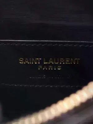 Saint Laurent 2010s Small Quilted Bill Pouch