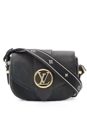 LOUIS VUITTON Pont 9 Mini Shoulder Bag - Black