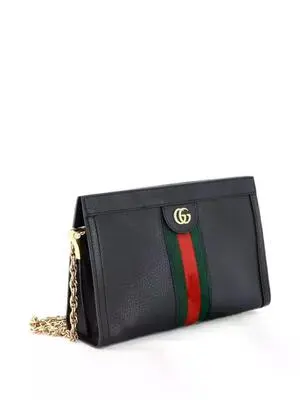 Gucci Ophidia Chain Shoulder Bag Leather Small Crossbody Bag