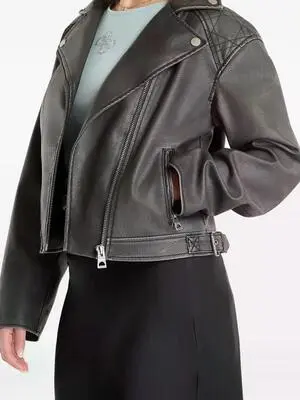 Guess Quilted Panel Belted Jacket