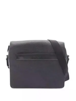 Prada 2000s Toro Leather Shoulder Bag - Black