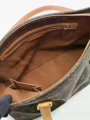 LOUIS VUITTON Monogram Canvas Cabas Piano Shoulder Bag