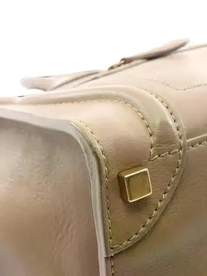 Celine Micro Luggage Tote Bag - Brown