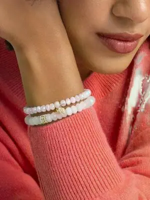SYDNEY EVAN Grapolite Elephant Charm Diamond Bracelet
