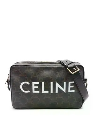 Celine Medium Triomphe Messenger Bag - Black