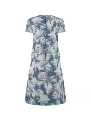 Moschino Cloud Print Midi Dress