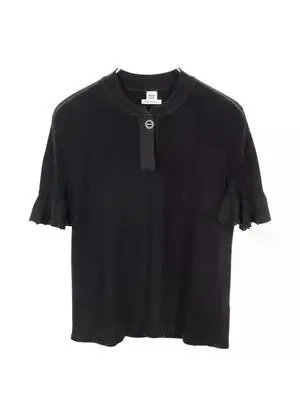 Hermès 2000s Parfroy Remix Knitted Top - Black