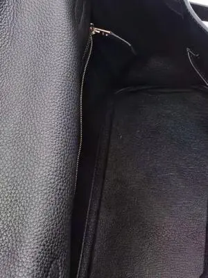 Hermès 32 Kelly Togo Leather Tote Bag - Black