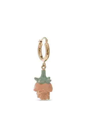 Marni Rose Pendant Hoop Earrings