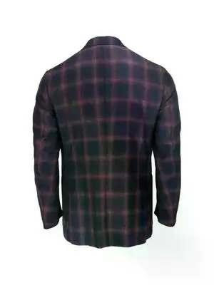 Isaia Check-pattern Blazer
