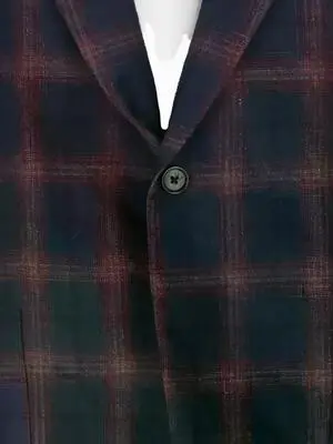 Isaia Check-pattern Blazer