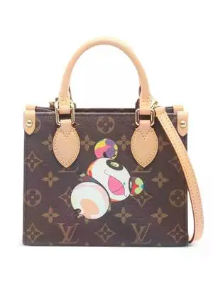 LOUIS VUITTON Monogram Canvas Bb On-the-go Two-way Handbag - Brown