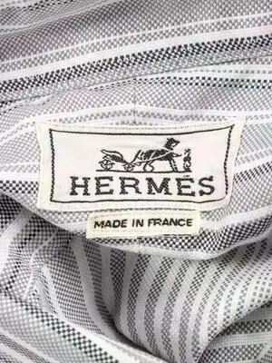 Hermès 2010s Button-up Striped Shirt