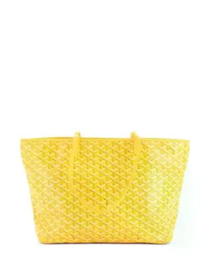 Goyard Artois Tote Coated Canvas Mm Shoulder Bag - Yellow