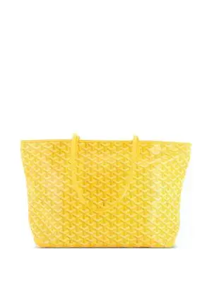 Goyard Artois Tote Coated Canvas Mm Shoulder Bag - Yellow