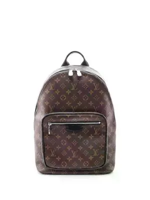 LOUIS VUITTON 2020 Josh Nv Monogram Leather Backpack - Brown