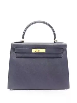 Hermès 28 Kelly Tote Bag - Blue