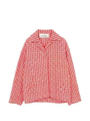 Valentino Garavani V-pattern Jacket - Red
