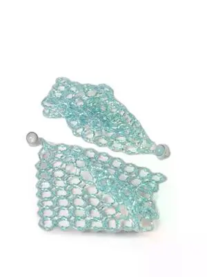 Emporio Armani Beaded Mesh Earrings