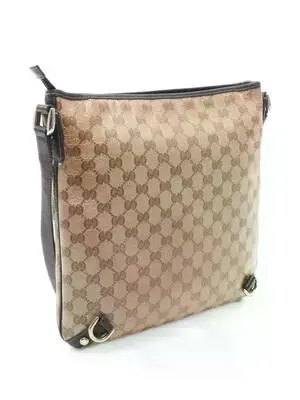 Gucci 2000s Gg Crystal Abbey Crossbody Bag