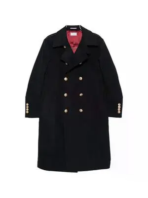 Brunello Cucinelli Double-breasted Coat - Blue
