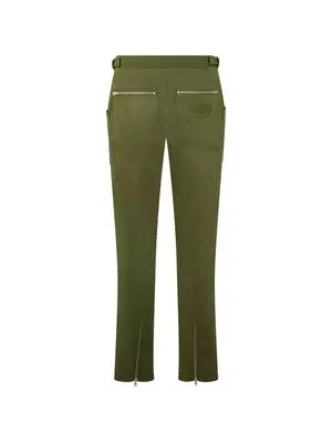Moschino Zip-detail Straight-leg Trousers
