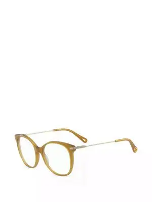 Chloé Round Frame Glasses - Yellow