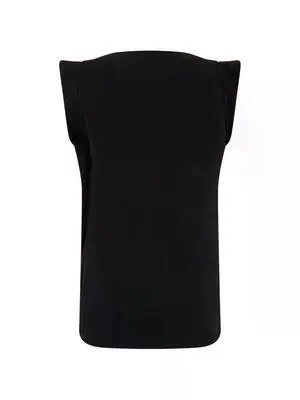 Alberta Ferretti Draped Padded-shoulder Top