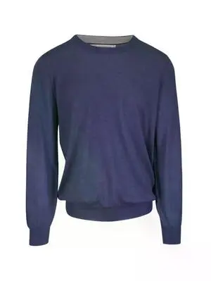Brunello Cucinelli Cashmere Crewneck Sweater - Blue
